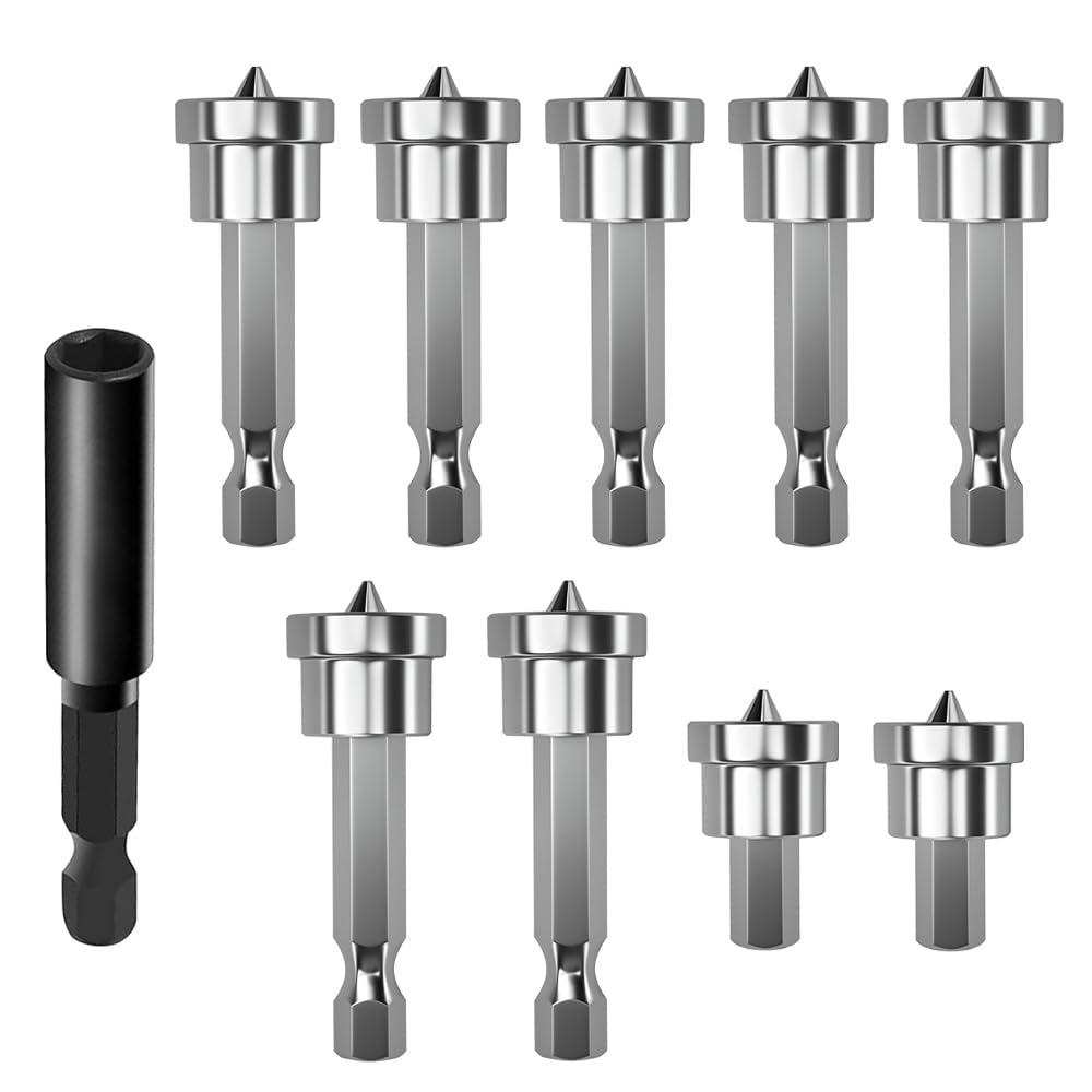 10pcs Drywall Screw Depth Setter PH2 Magnetic Positioning Screwdriver ...