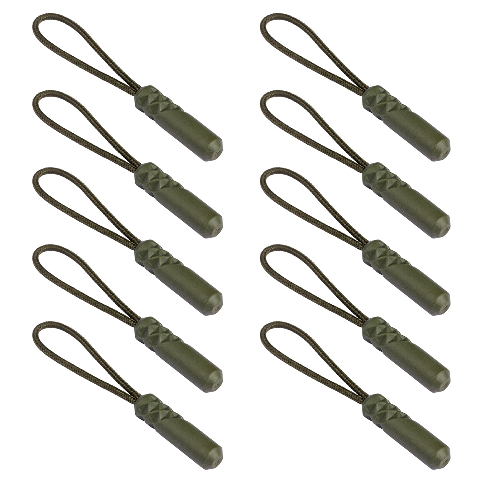 10pcs Durability Polyester Zippers Pulls Universals Alloys Zippers ...