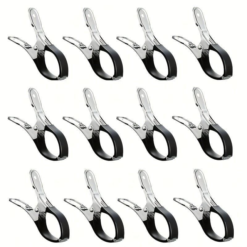 10pcs Durable Stainless Steel Pool Cover Clips with Plastic Handles ...