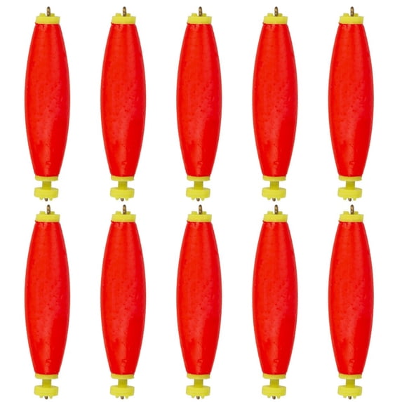 10pcs EVA Foam Fishing Floats, Round and Oval Buoy for Enhanced ...