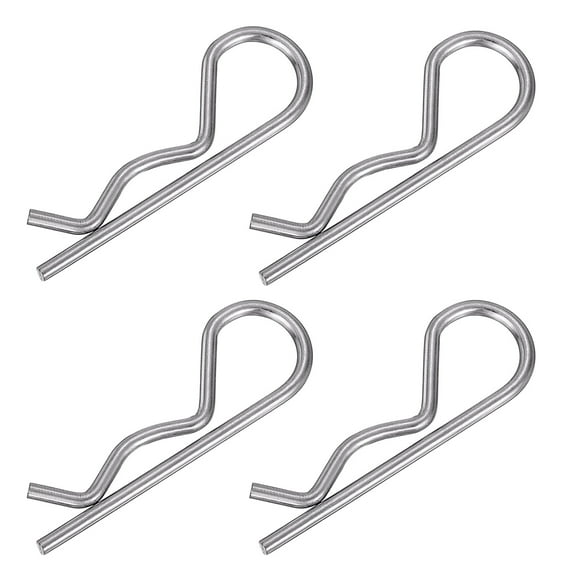 10pcs Ear Shaped Spring Cotter Pins Steel Hairpin Clips Marine Hardware ...