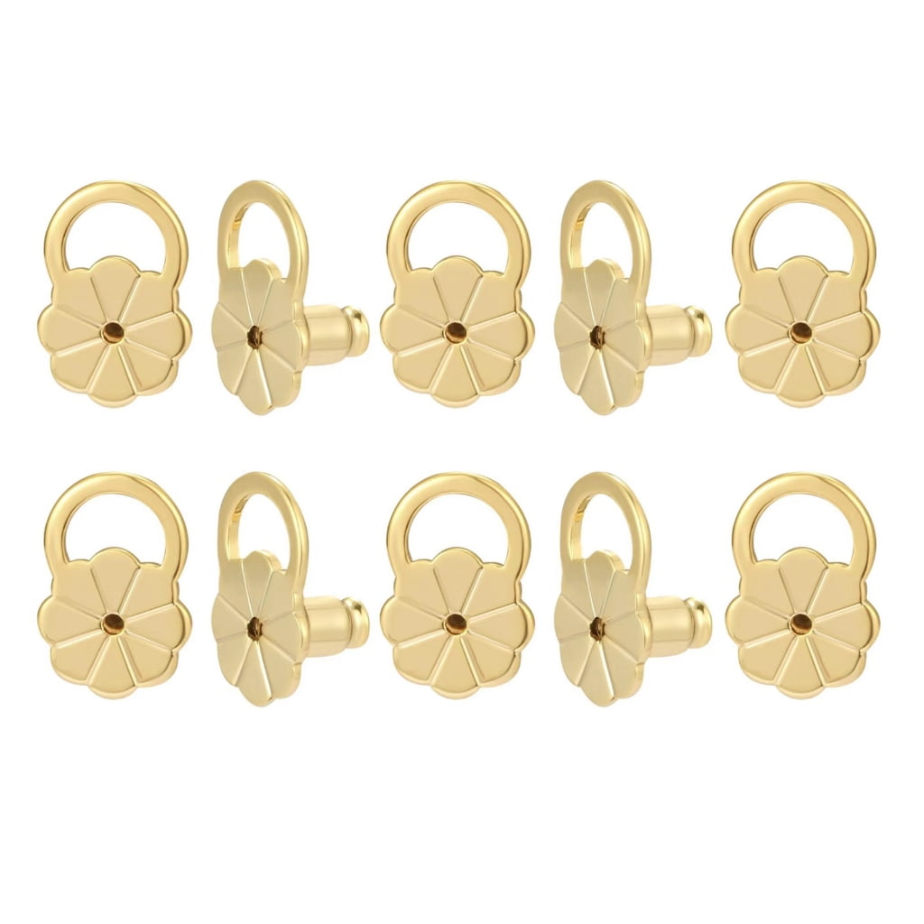 10pcs Earring Lifters Adjustable Hypoallergenical Ear Lobe Support ...