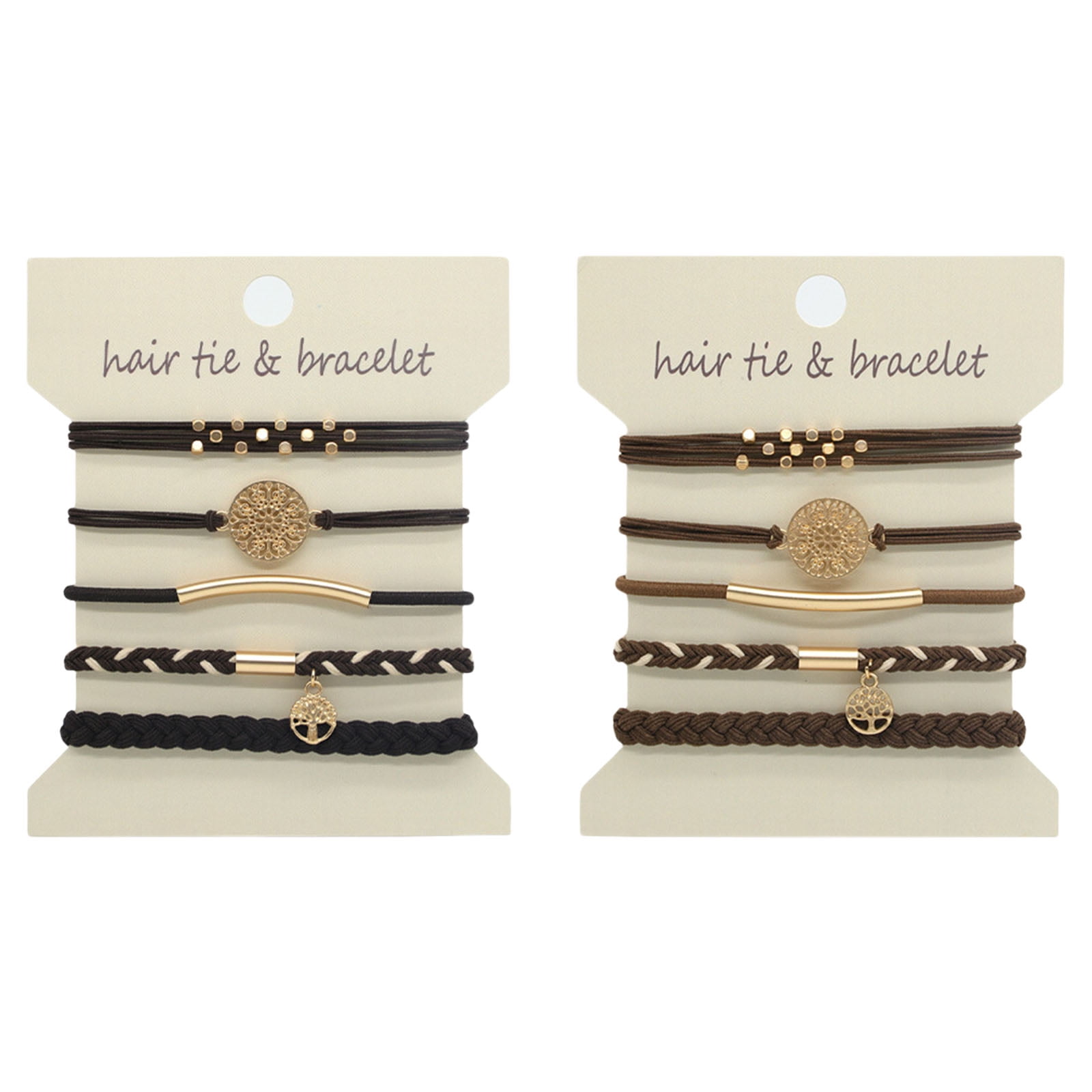 10pcs Elastic Hair Scrunchie Bracelets For Women And Girls Wedding ...