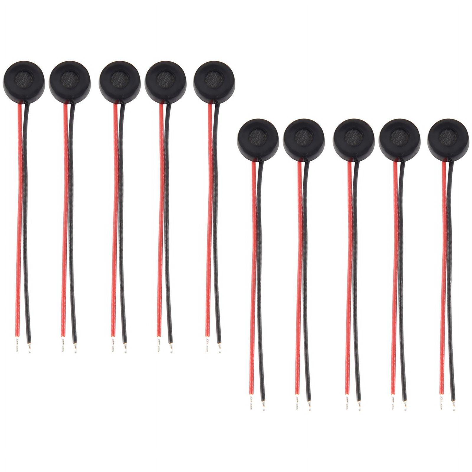 10pcs Electret Condenser MIC 4mm x 2mm for PC Phone MP3 MP4 - Walmart.com