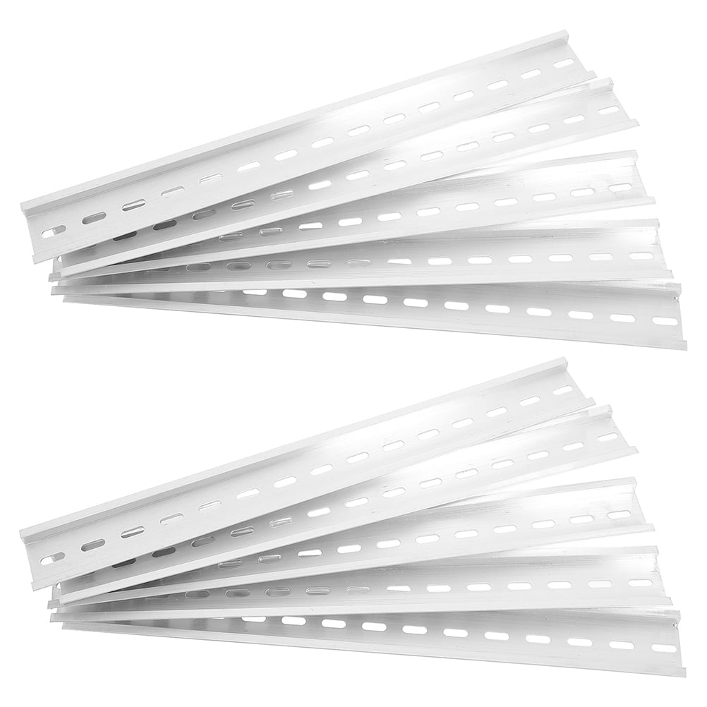 10pcs Electronic Slotted Din Rail Mounting Guide For Installing ...