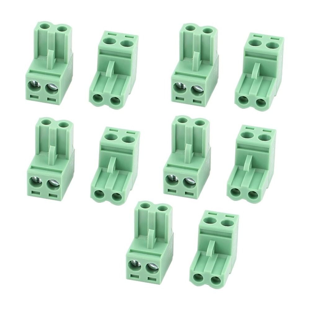 10pcs Electronics Communication Equipment 5.08mm Pitch PCB Mount 2 Pin ...