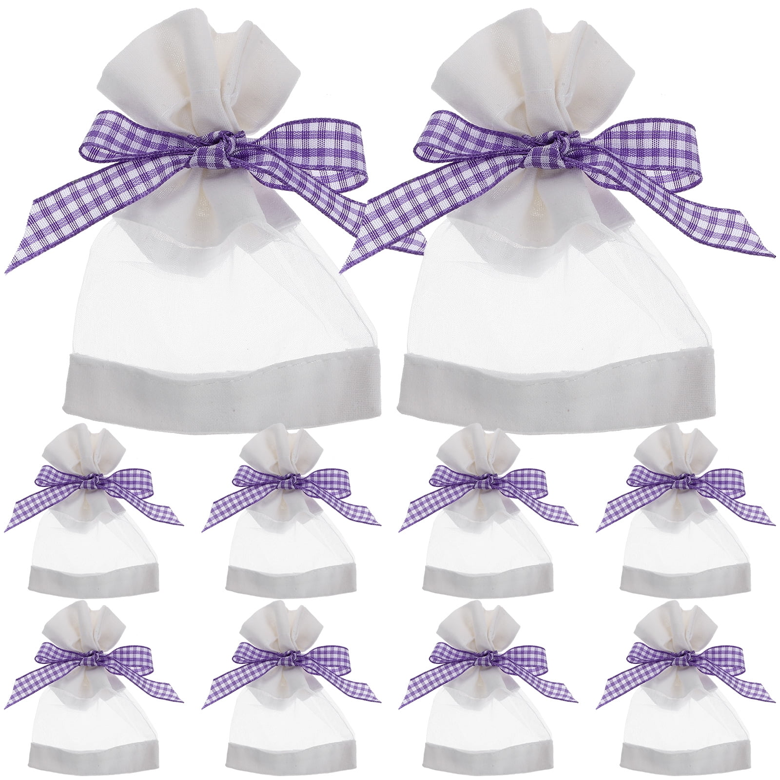 10pcs Empty Fragrance Bag Refillable Lavender Sachet Bag Mesh Design ...