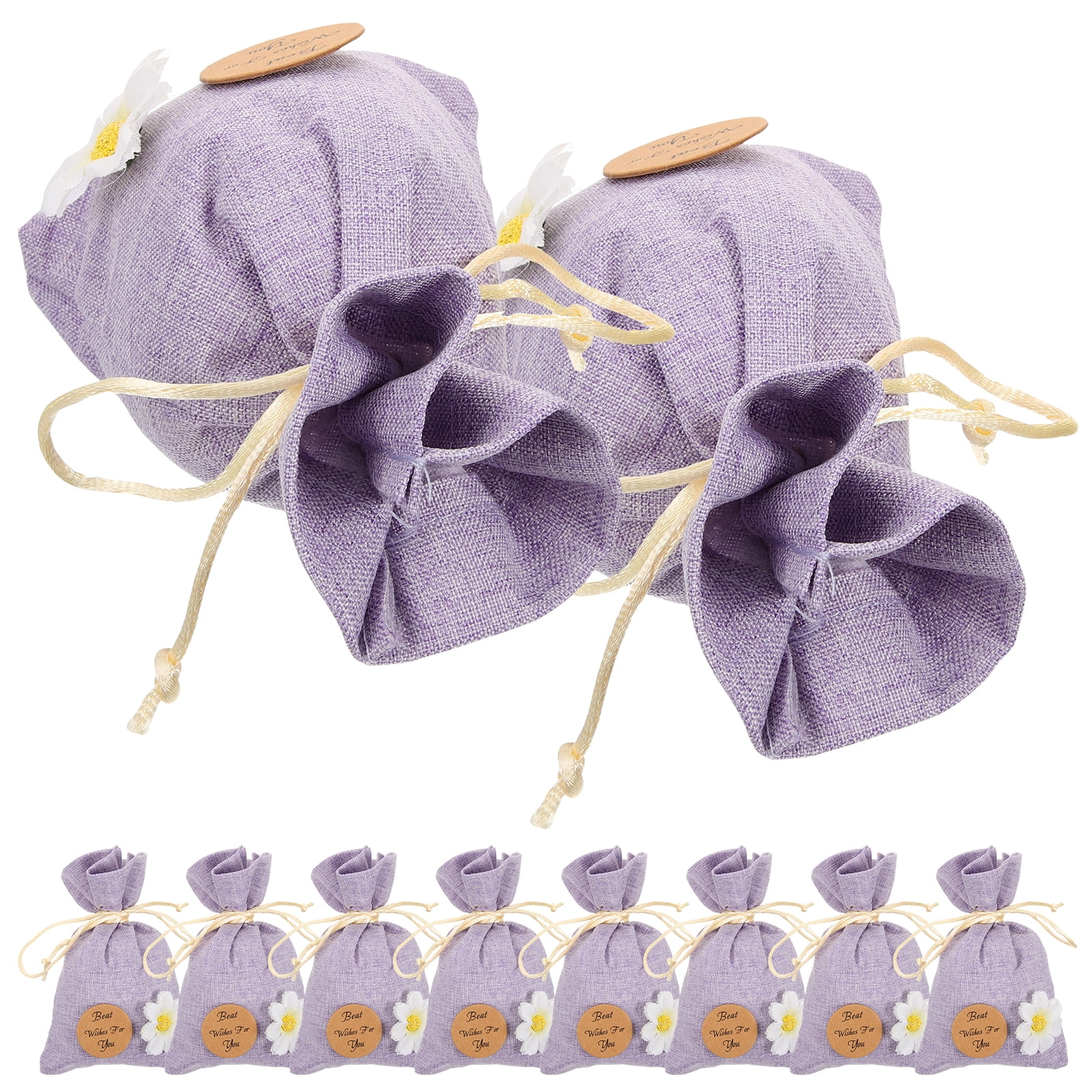 10pcs Empty Sachet Bags Refillable Dried Lavender Sachet Empty Bag ...