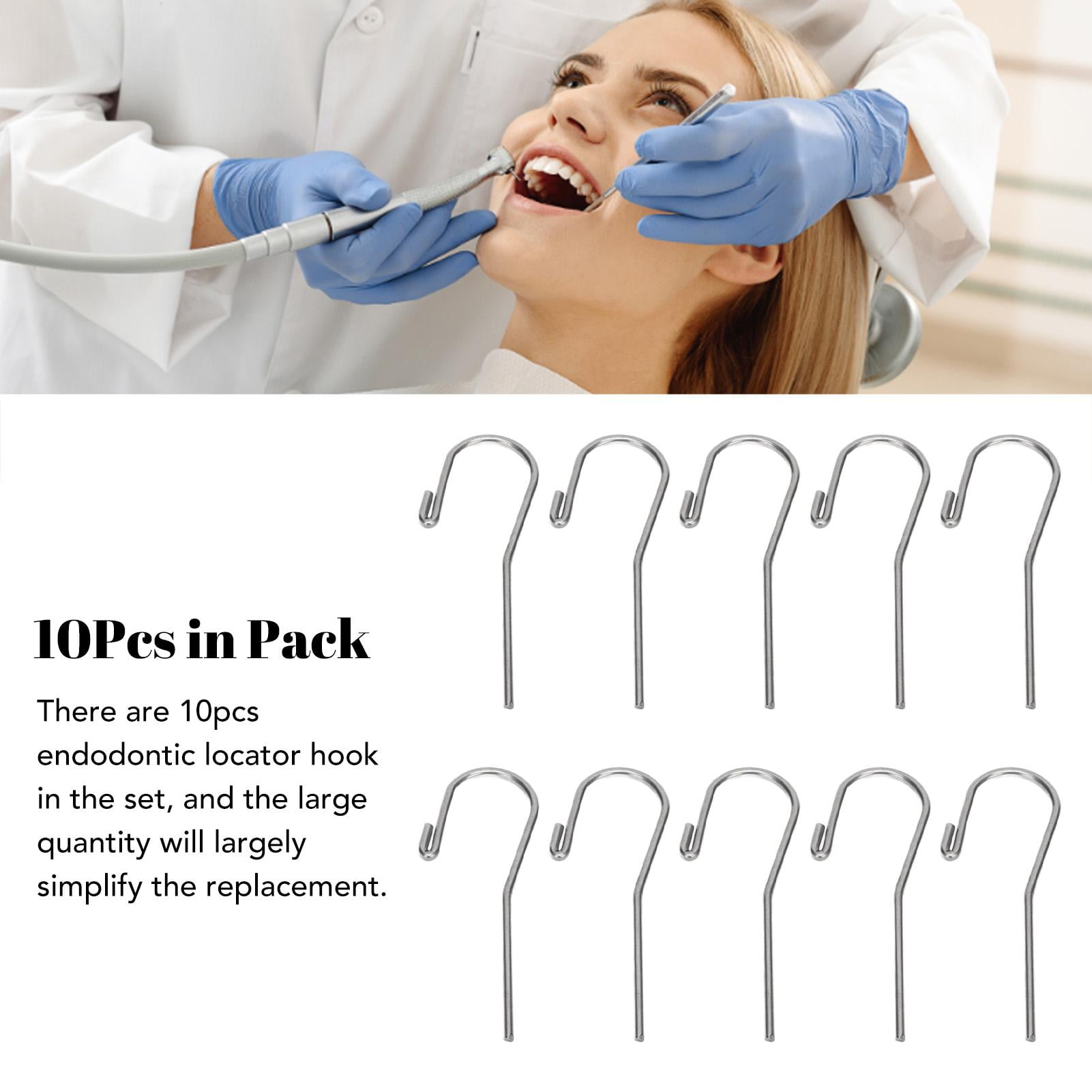 10pcs Endodontic Locator Accessories Stainless Steel Dental Apex Root ...