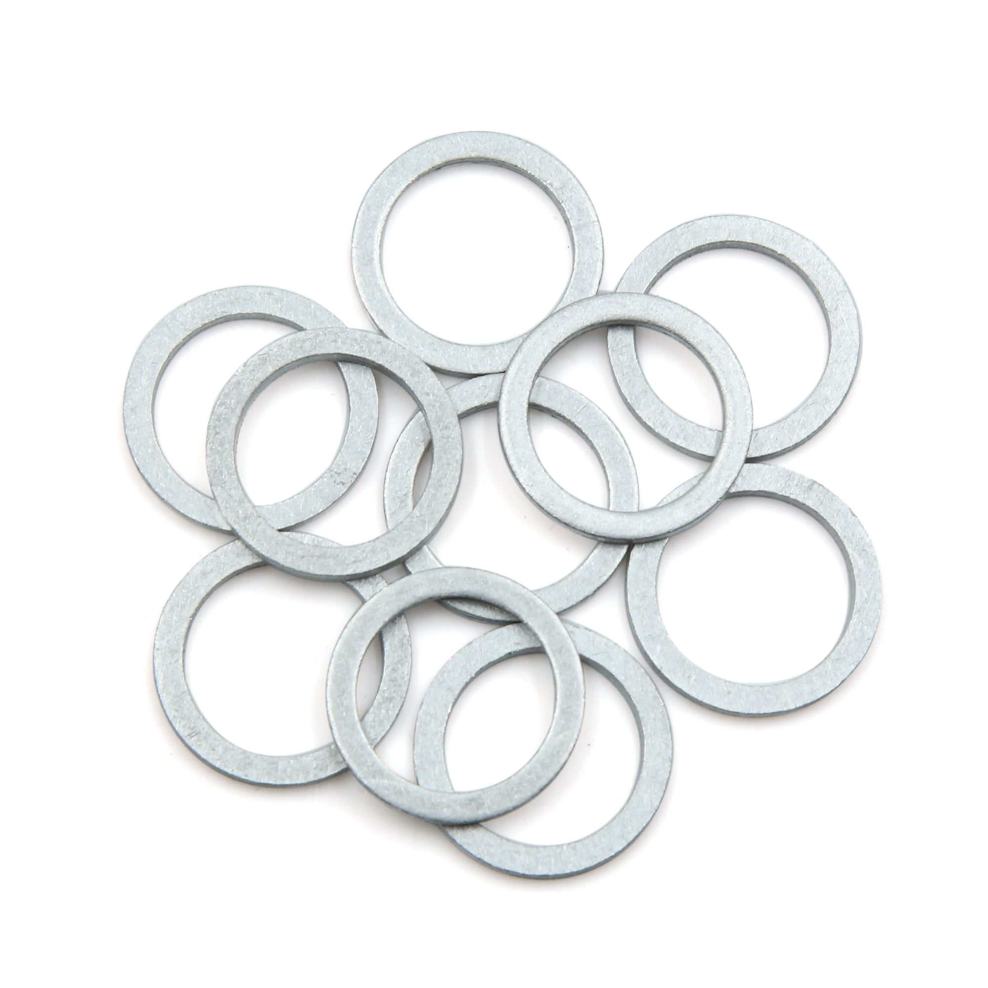 Unique Bargains 10pcs Engine Oil Crush Washers Drain Plug Gaskets 18mm ...