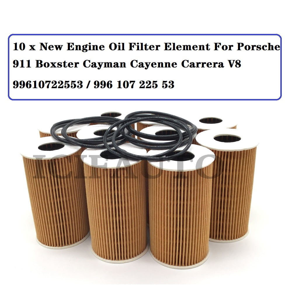 10pcs Engine Oil Filter for Porsche 911, 996, 997, 987, Boxster, Cayman ...