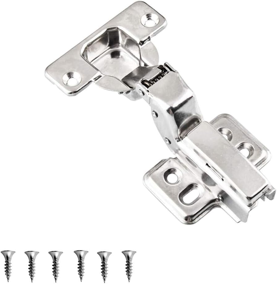 10pcs European Inset Soft Close Cabinet Hinges - 110 Degree Stainless ...