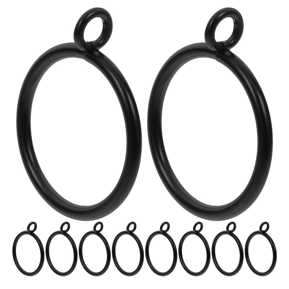 10pcs Eyelet Curtain Ring Drapery Hooks For Pleated Drapes Curtain ...