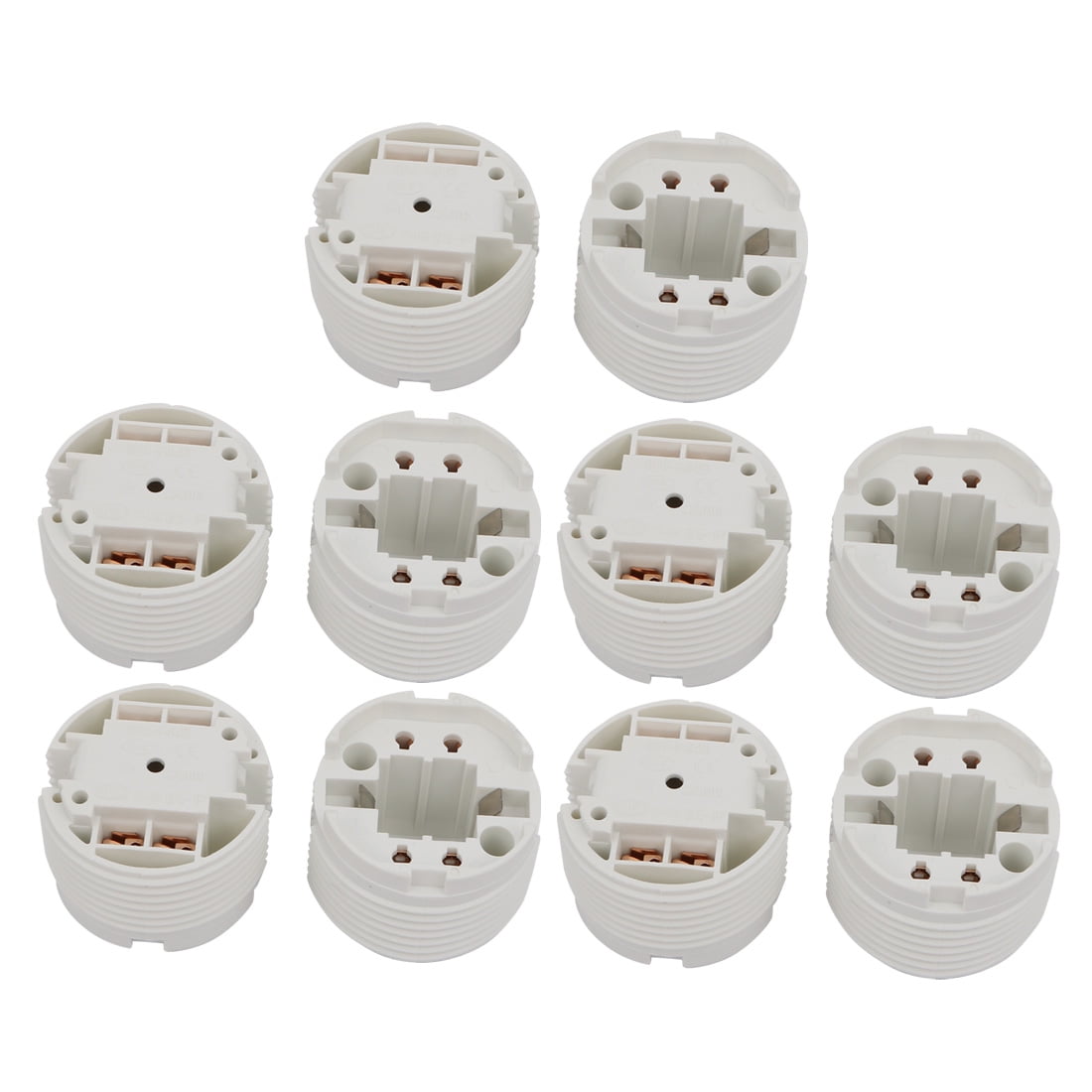 10pcs F448Q 500V 2A G24 Base H Light Socket Fluorescent Tube Lamp ...