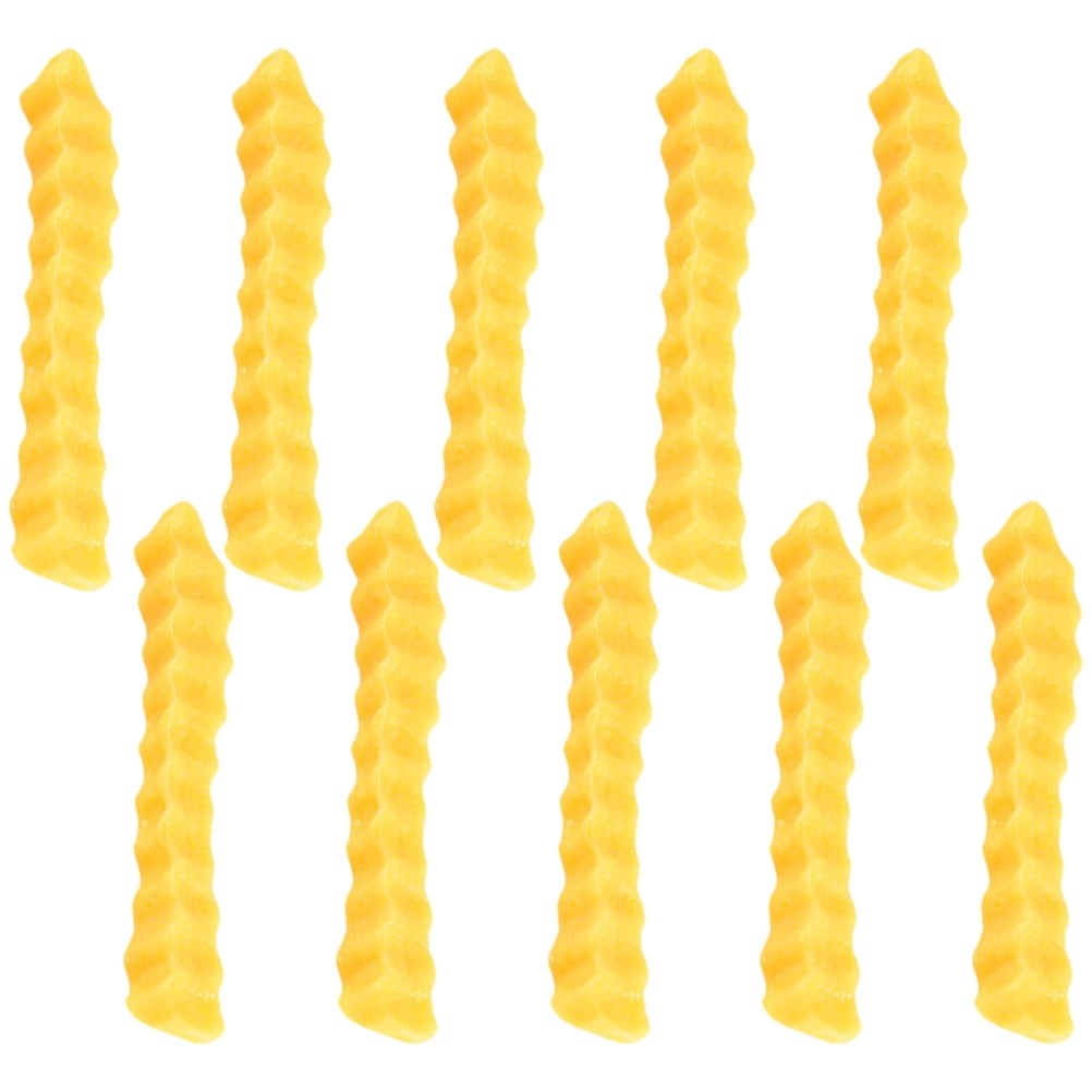 10pcs Fake French Fries Simulation Faux French Fries Food Artificial ...