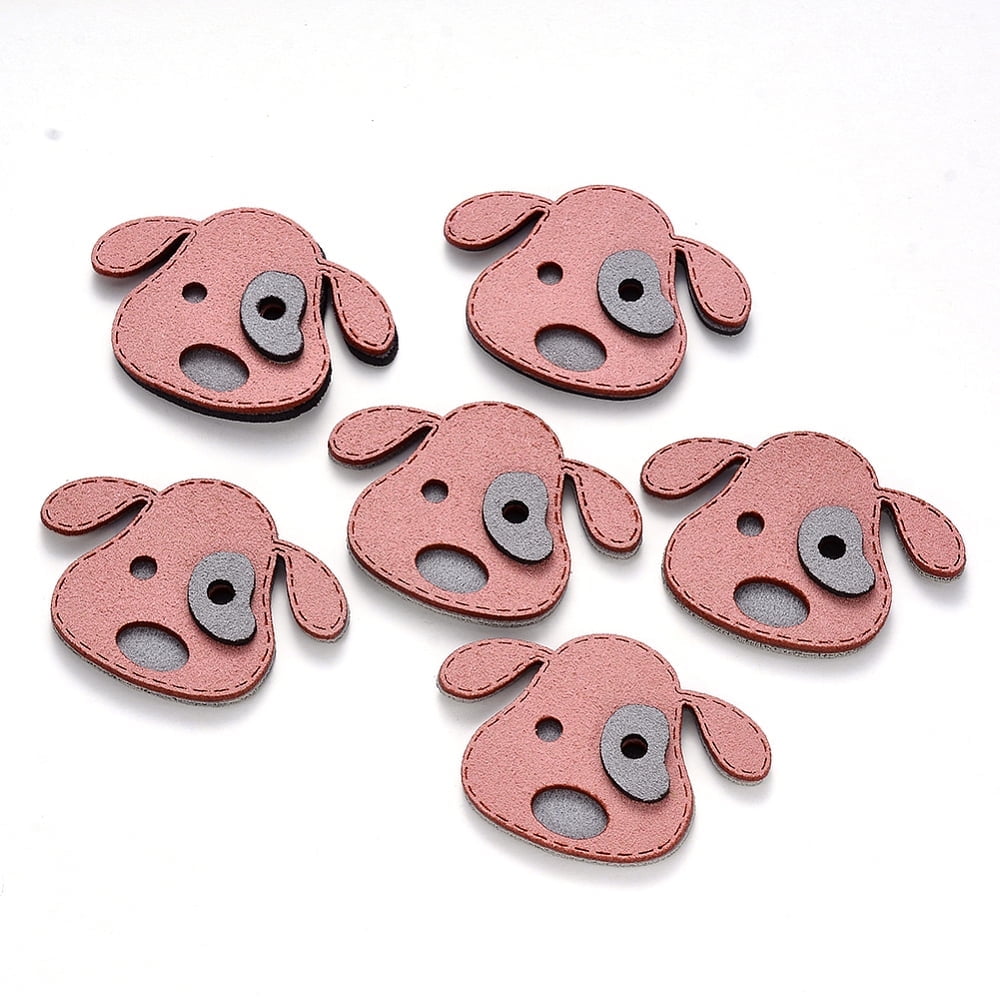 10pcs Suede Patches Costume Ornament Accessories for Magic Tape Hair ...