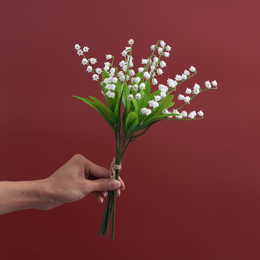10pcs Feeling Simulation Lily Of The Valley Flowers Wedding Home Party ...