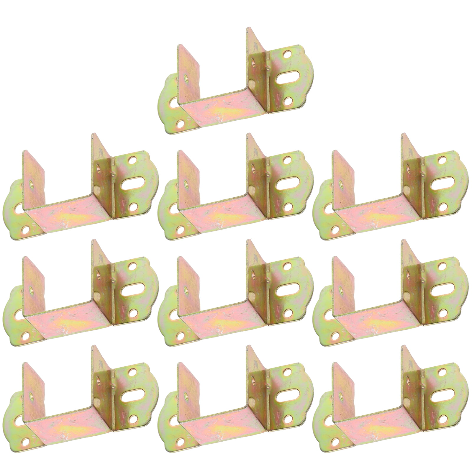 Homoyoyo Wood Post Support Bracket Wood Rail Support Light Yellow 10pcs ...