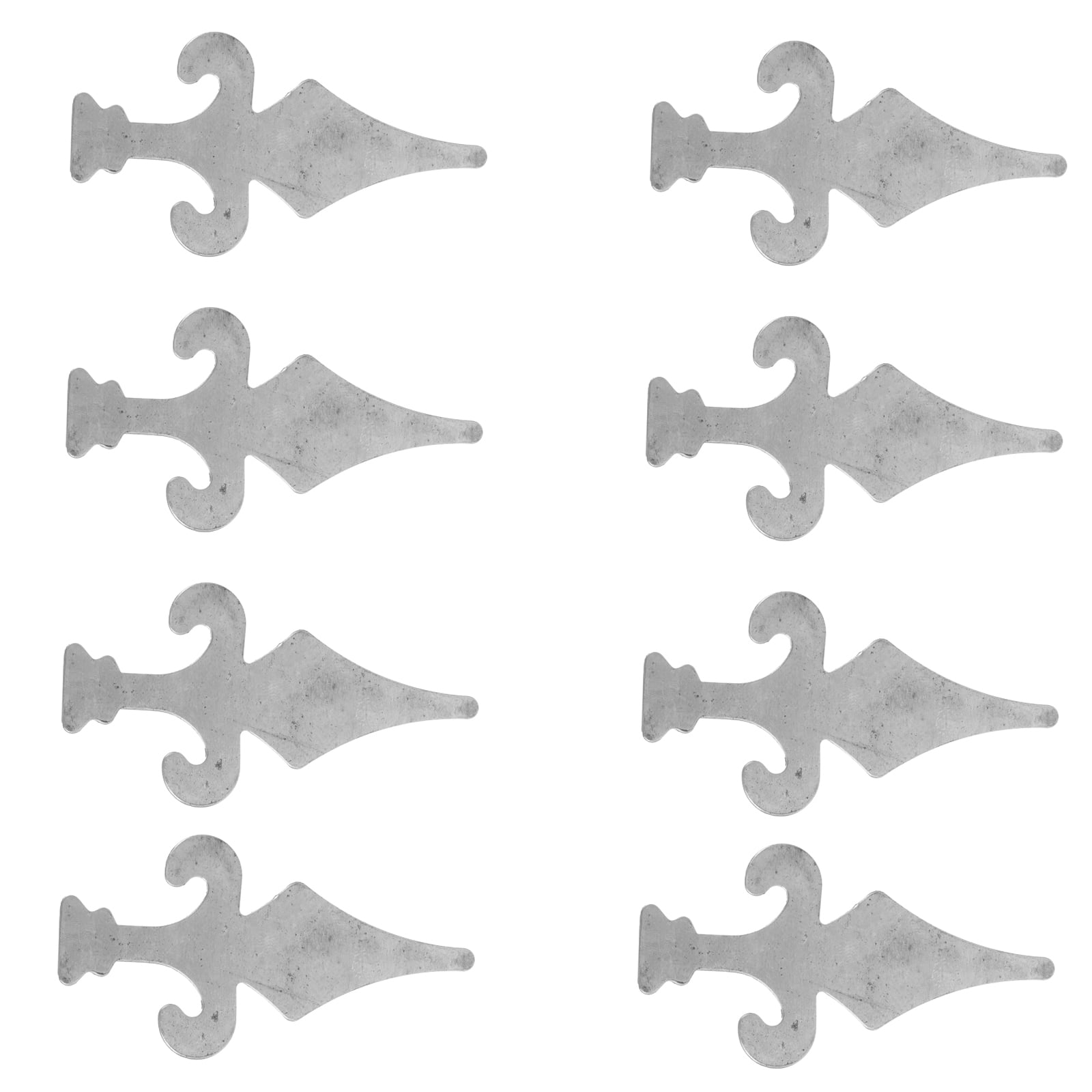 10pcs Fence Galvanized Iron Finials Fence Post Finials Metal Gate ...