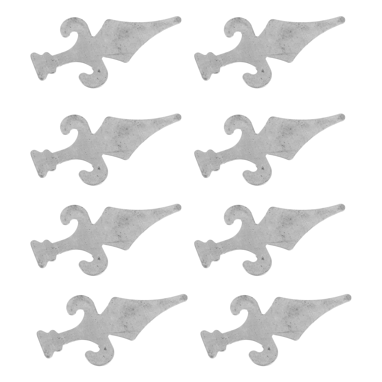 10pcs Fence Galvanized Iron Finials Fence Post Finials Metal Gate ...