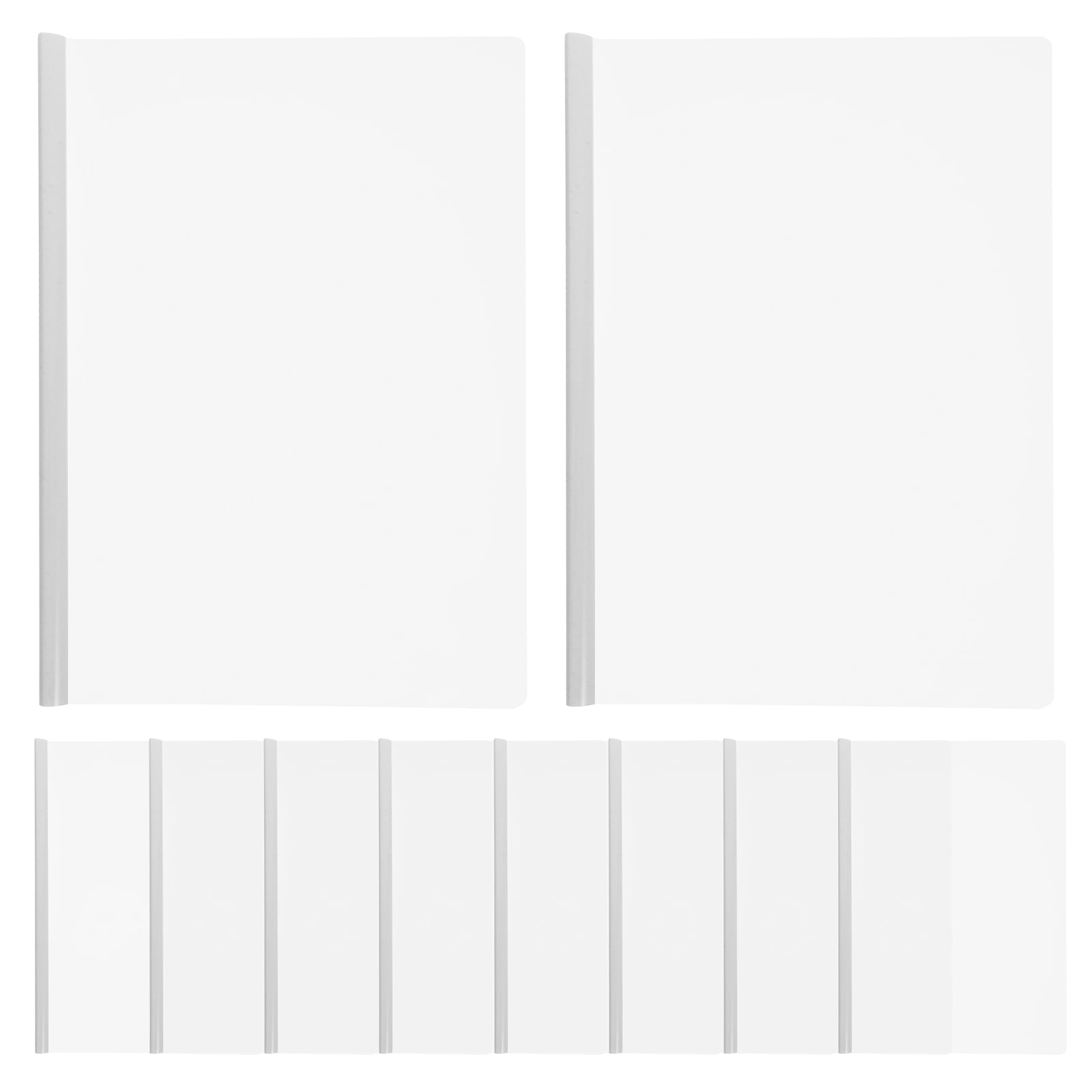 10pcs File Folders with Sliding Bar Document Binder for School Business ...