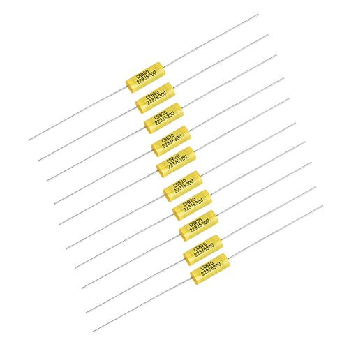 10pcs Film Capacitor Kit 630V 0.022uF Axial Polyester Film Capacitors ...