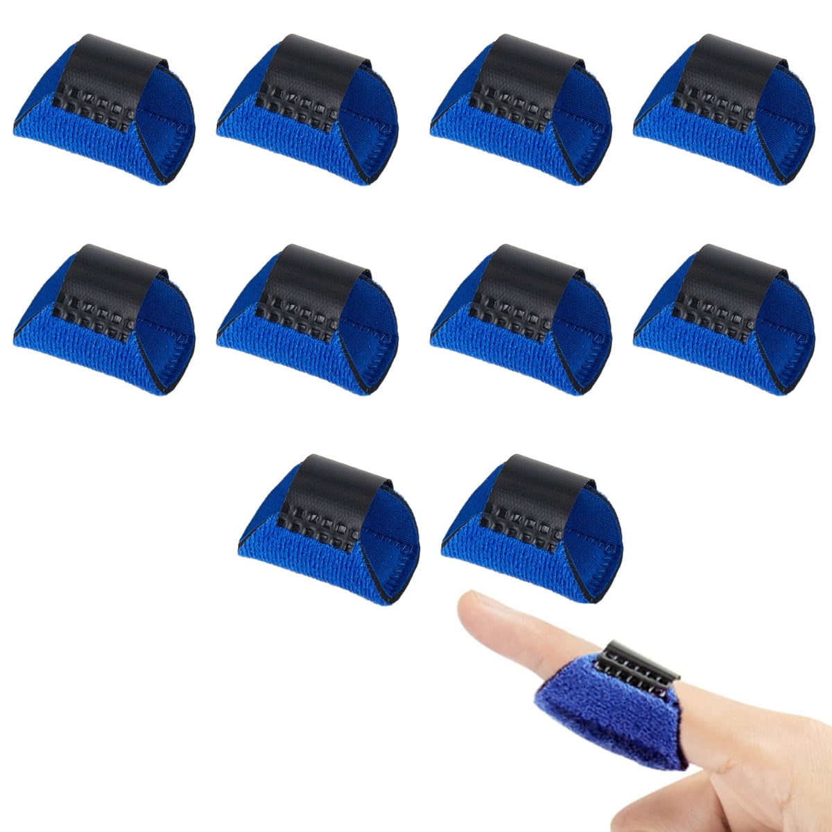 10pcs Finger Splint Adjustable Trigger Finger Splints Finger Brace ...