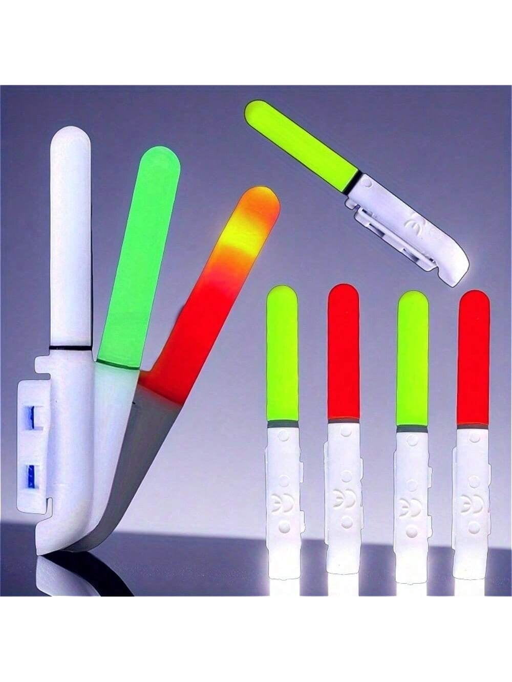 10pcs Fish Bite Alarm Double Bell Light Night Fishing Electronic Rod ...