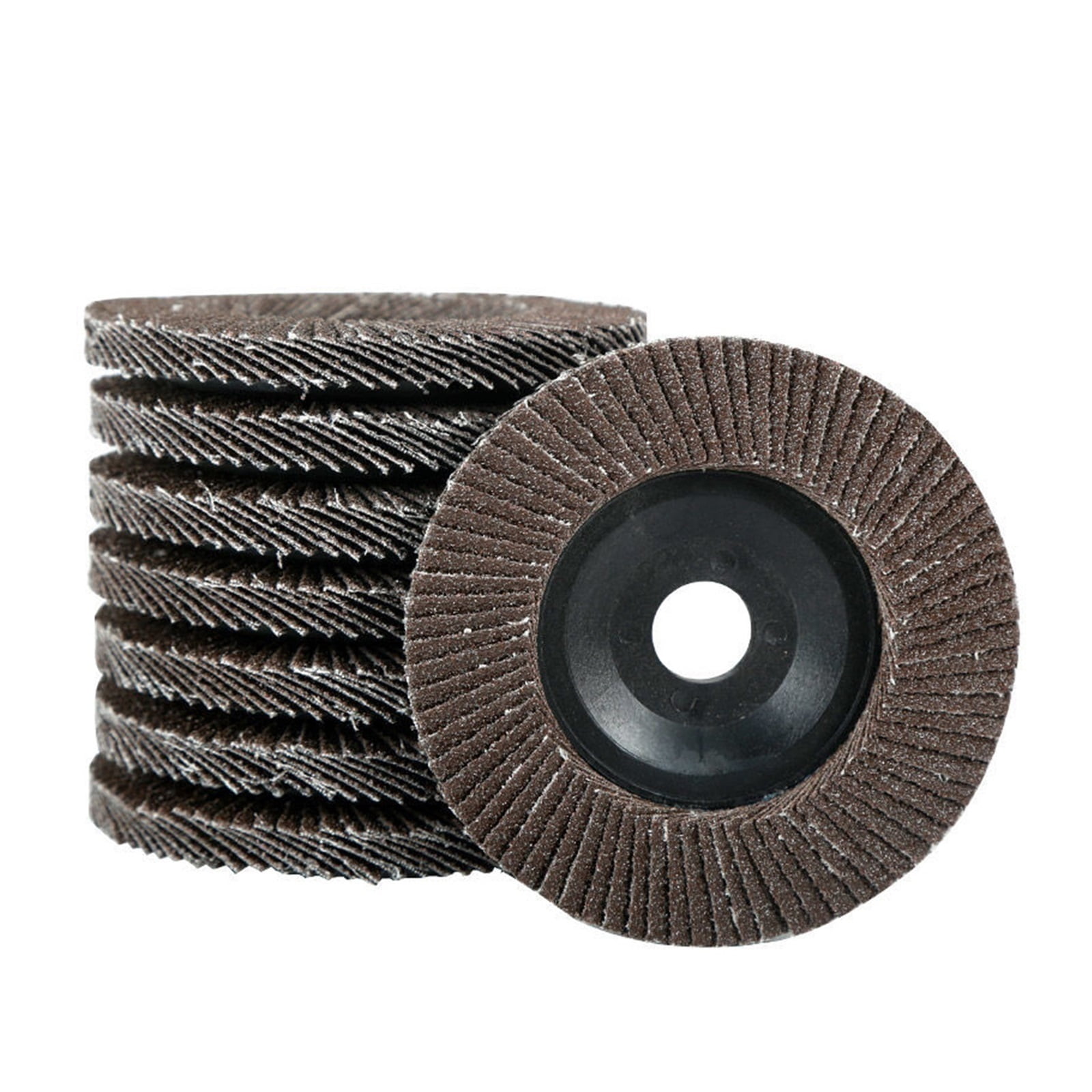 10pcs Flap Discs 4" Plastic Cover Angle Grinder Flap Disc Grinding ...