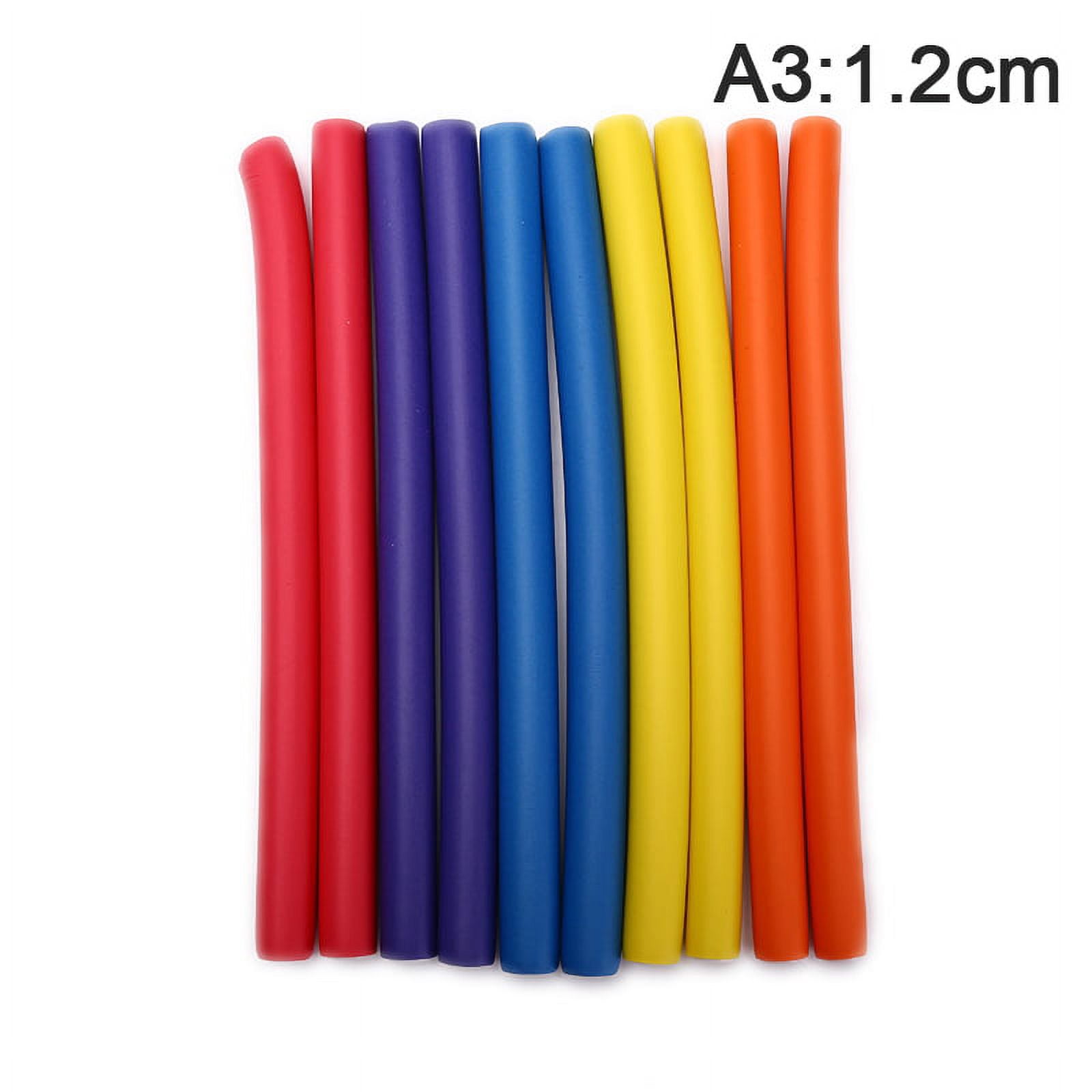 10pcs Flexible Hair Curling Rod Hair Curler Makers Soft Foam Bendy ...