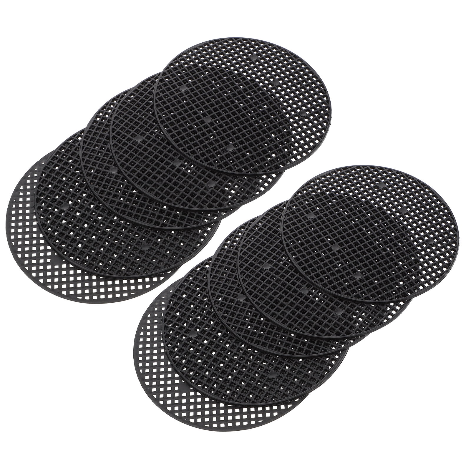 10pcs Flower Pot Hole Mesh Pad Round Bonsai Pots Bottom Grid Mat Mesh ...
