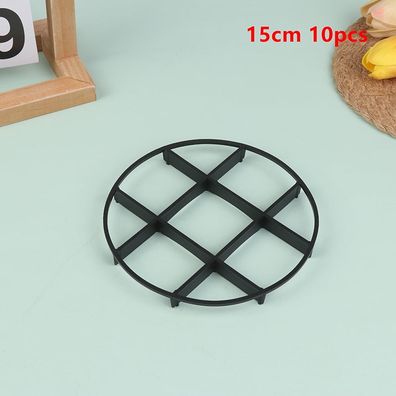 10Pcs Flower Pot Tray Anti Rot Root Plastic Saucer Bracket Drip Plant ...