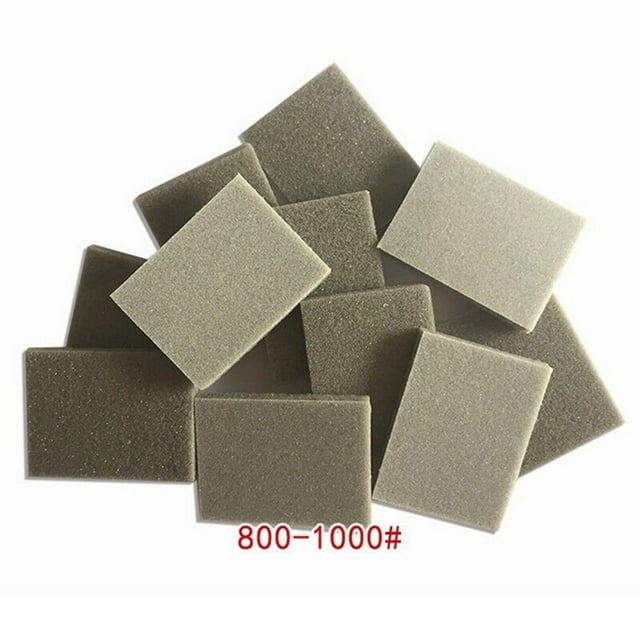 10pcs Foam Sanding Block Wet Dry Bodywork Fine Coarse Grit Sandpaper ...