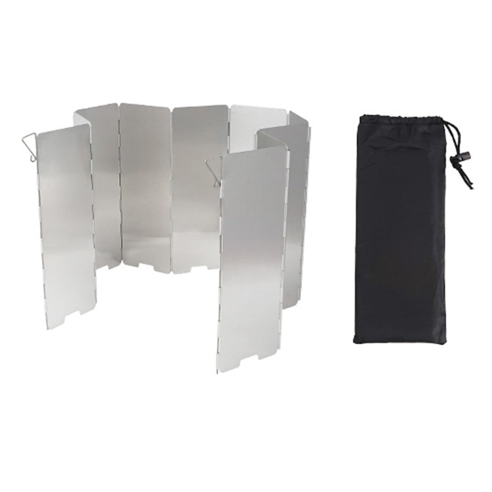 10pcs Folding Windshield Cooker Wind Guard Plates For Camping Cooking ...