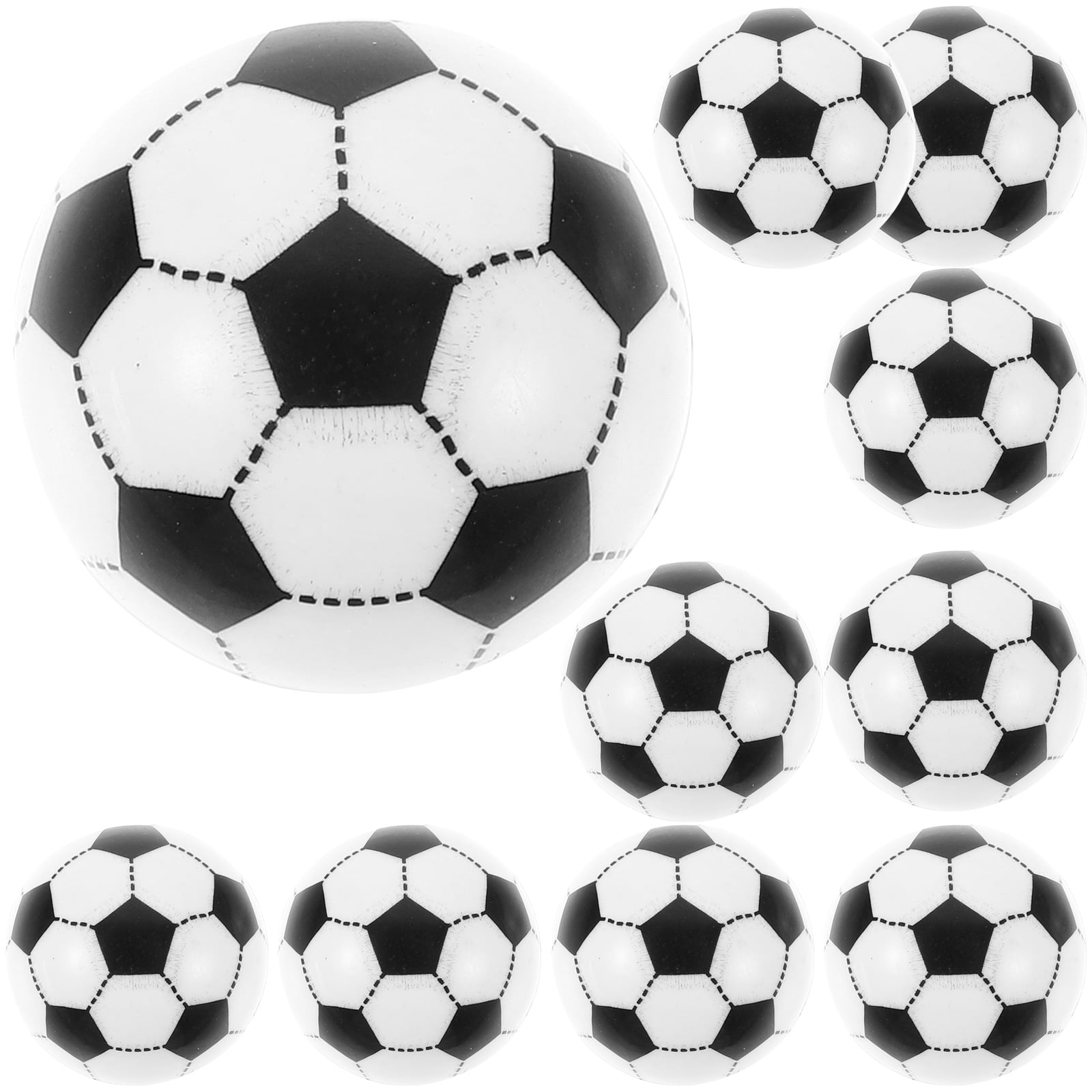 10pcs Foosball Balls Table Soccer Balls Tabletop Game Mini Foosball ...