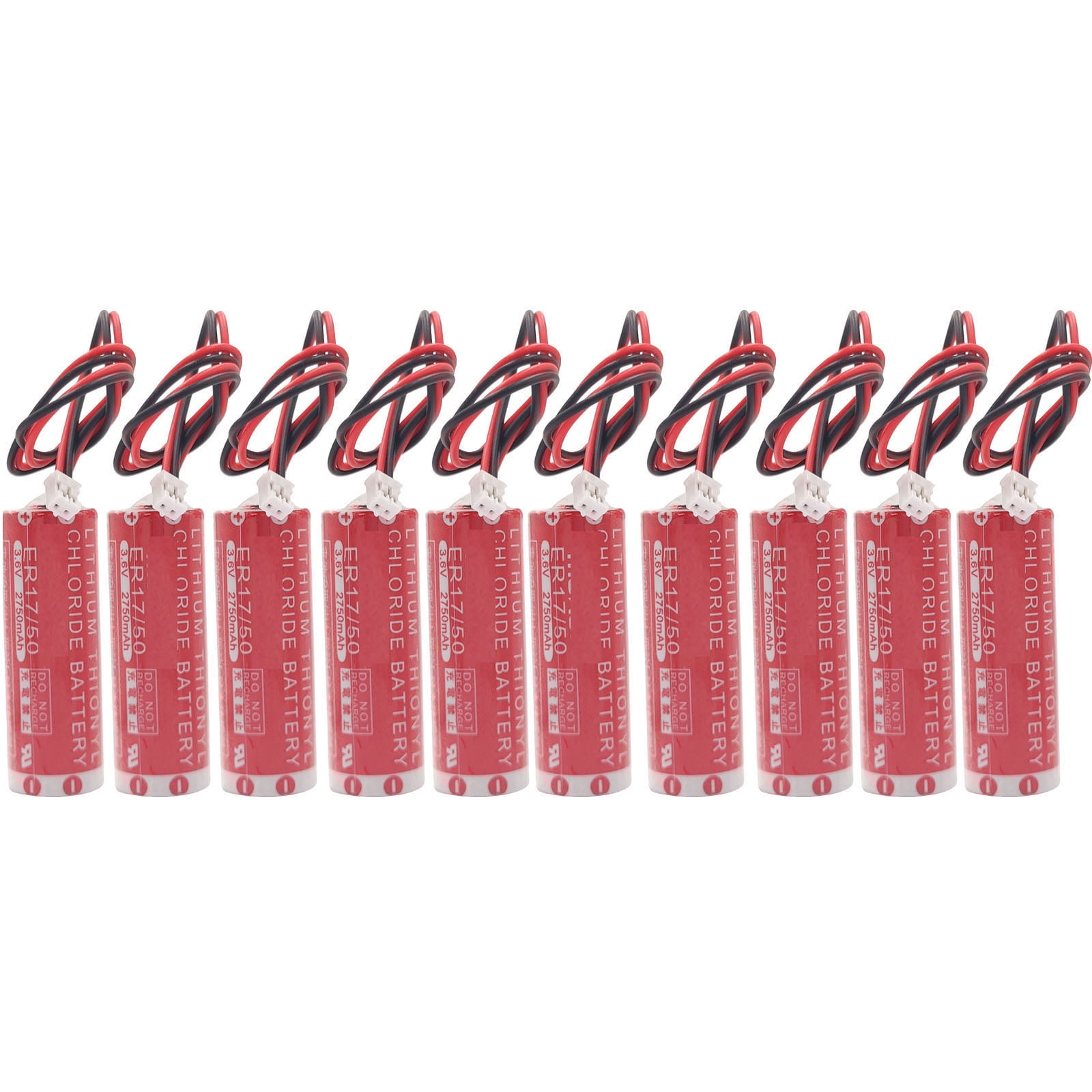 10pcs For Maxell ER17/50 17/50 3.6V 2750mAh PLC Battery Li-ion ...
