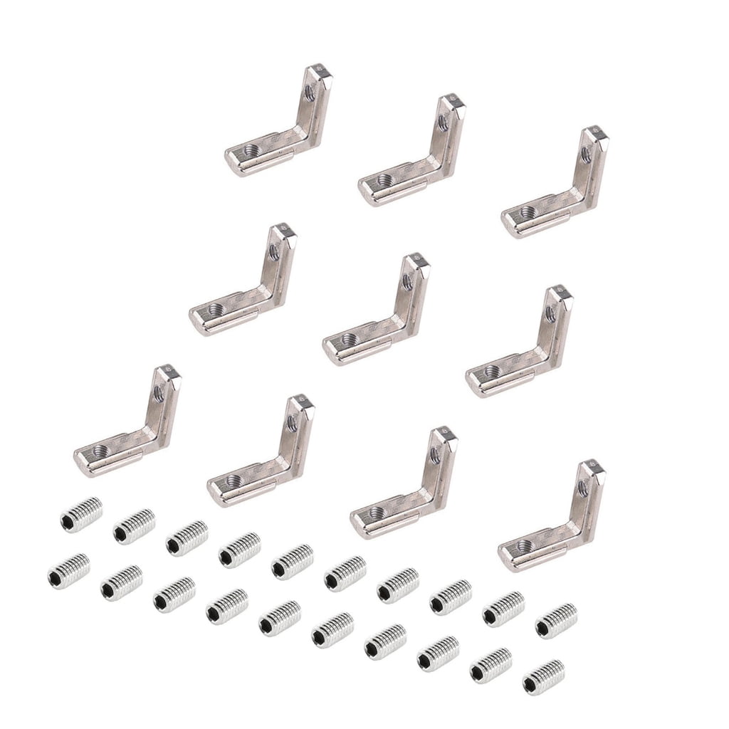 10pcs Frame L Shape Angles Brackets Inner Corner Connectors 90 Degree ...