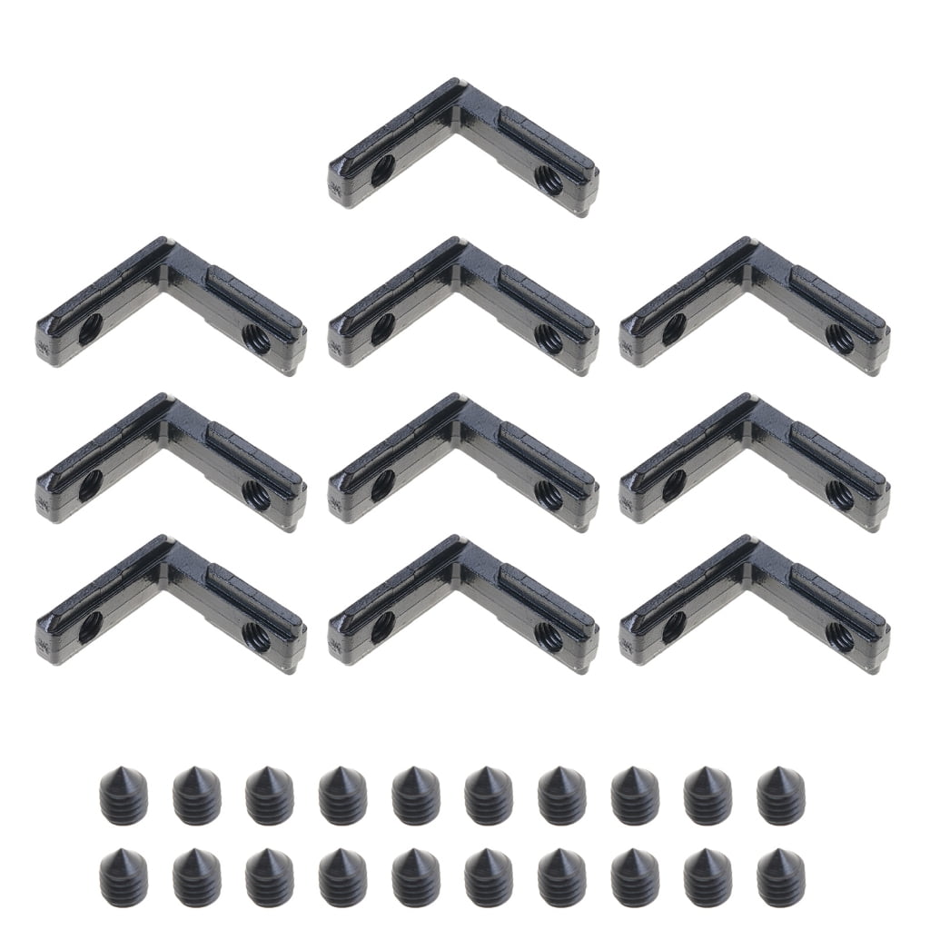 10pcs Frame L Shape Angles Brackets Inner Corner Connectors 90 Degree ...