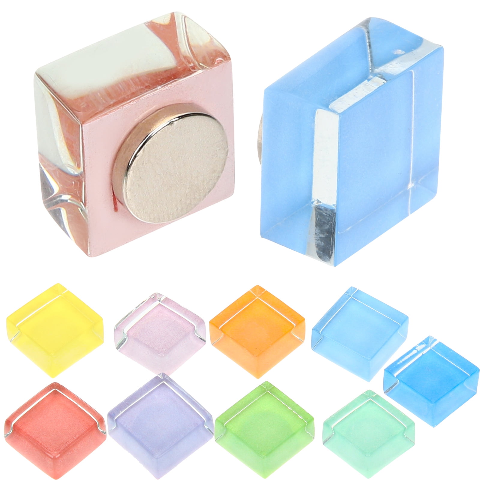 NIAIZEK 10-Pack Colorful Iron Magnets for Home, Office, Refrigerator ...