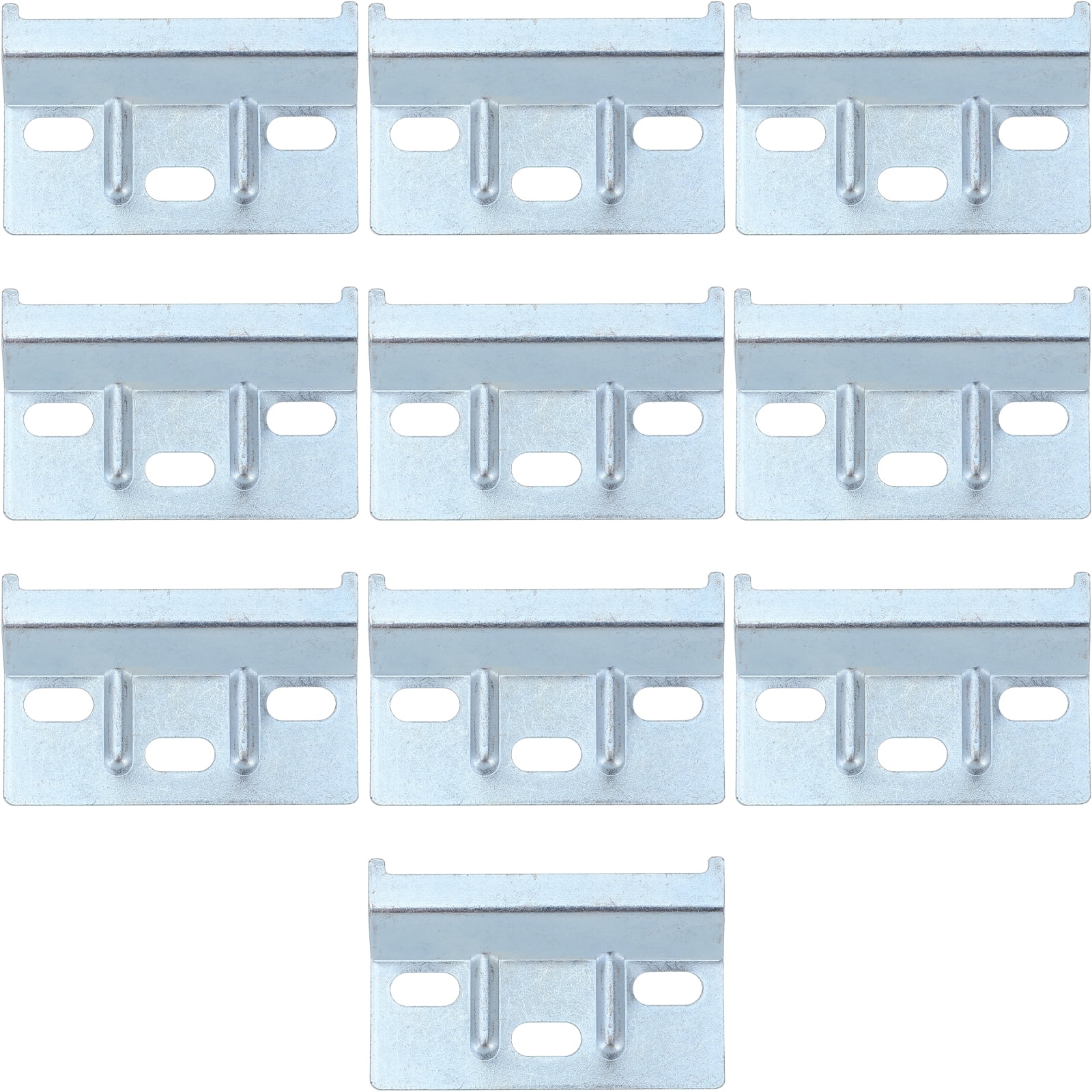 10pcs Galvanized Iron Wall Shelf Brackets Cabinet Hanger Suspended for ...