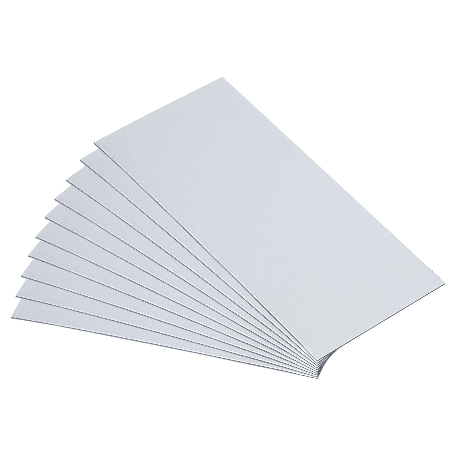 10pcs Galvanized Steel Sheet, 10x5cm Metal Sheet Galvanized Steel Plate ...