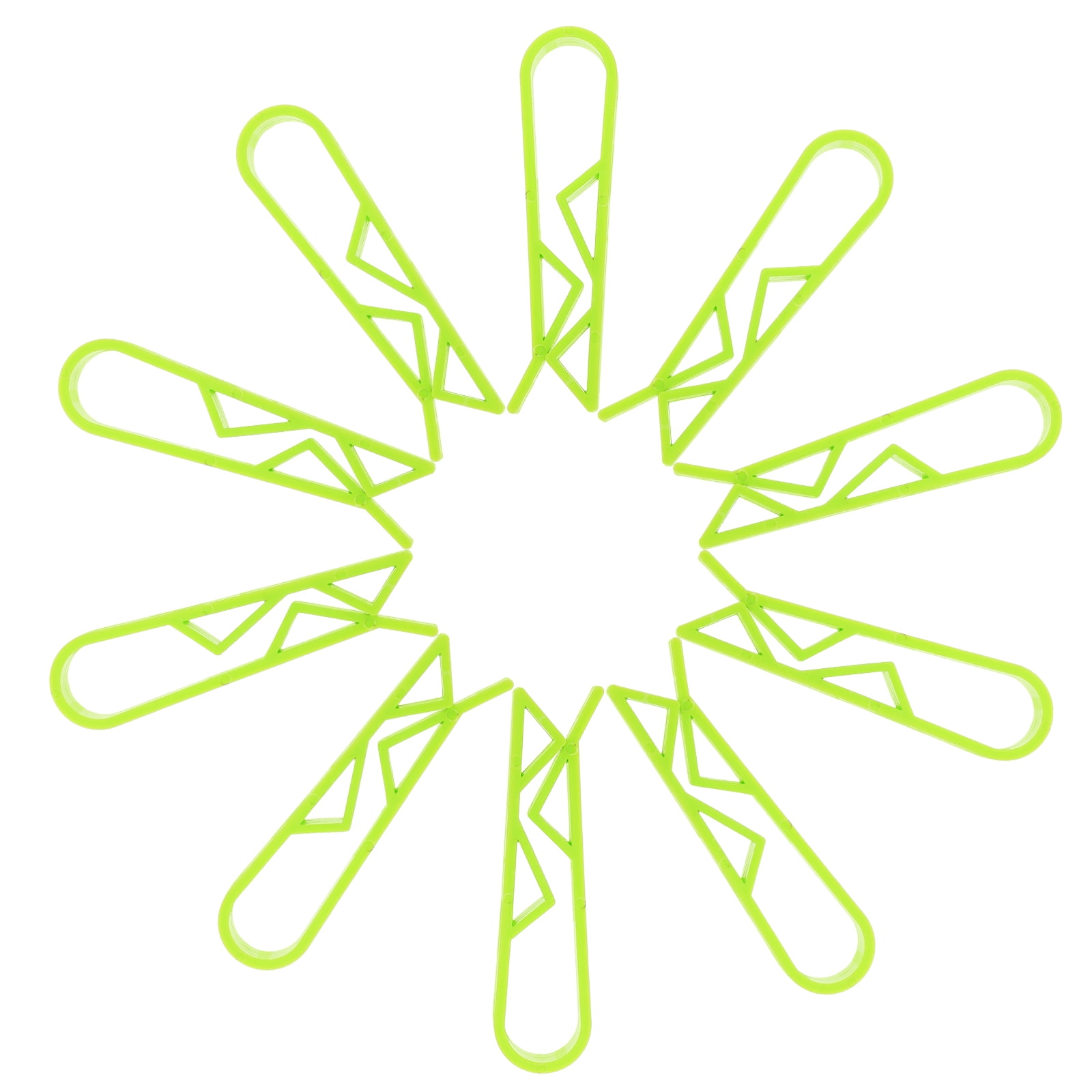 HOMEMAXS Plastic Garbage Bin Clips for Fixed Use Light Green and Safe ...