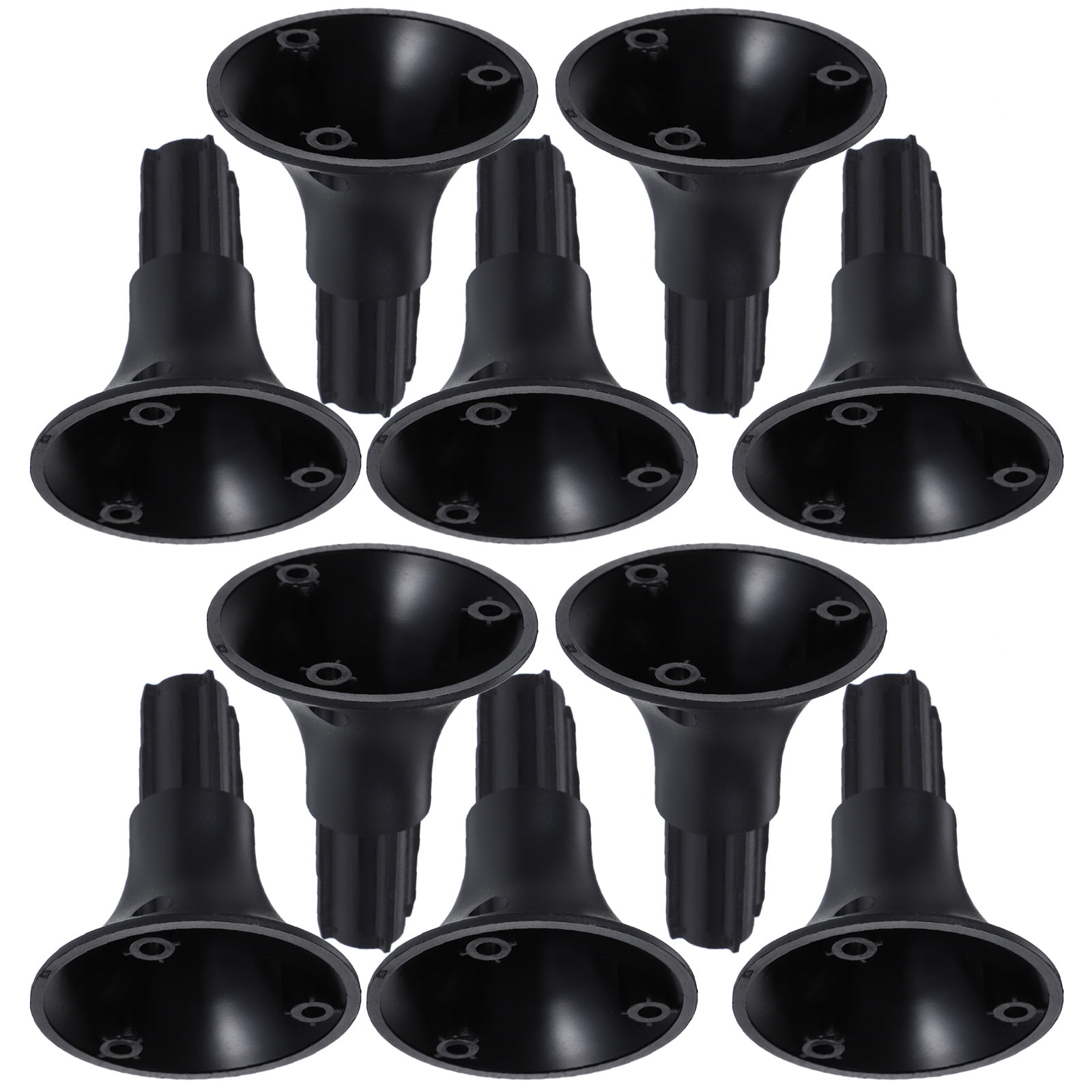 10pcs Garden Lamp Base Outdoor Lamp Post Base Lawn Light Base Plastic ...