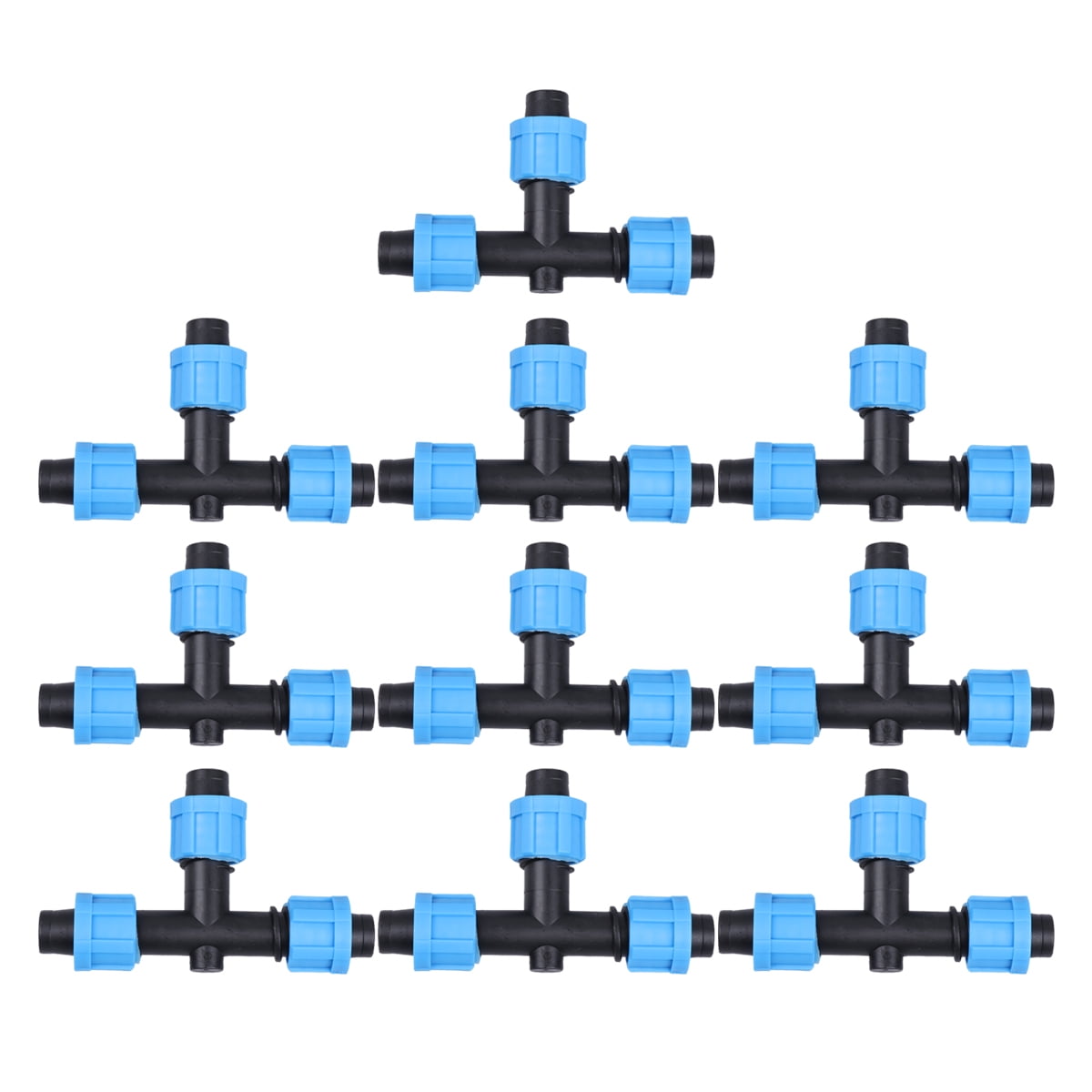 10pcs Gardening Drip Irrigation System Pipe Connection Fittings Hose ...