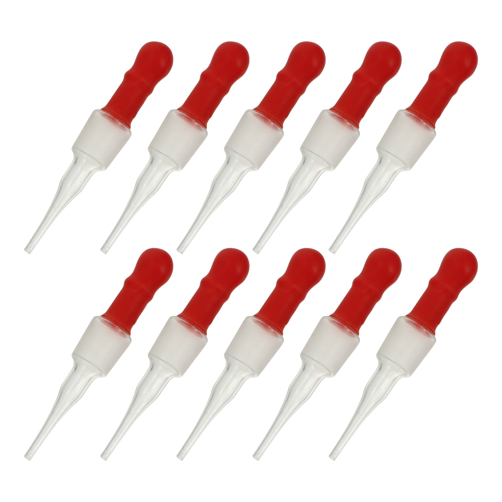 10pcs Glass Droppers Liquid Droppers Laboratory Droppers Dropping ...