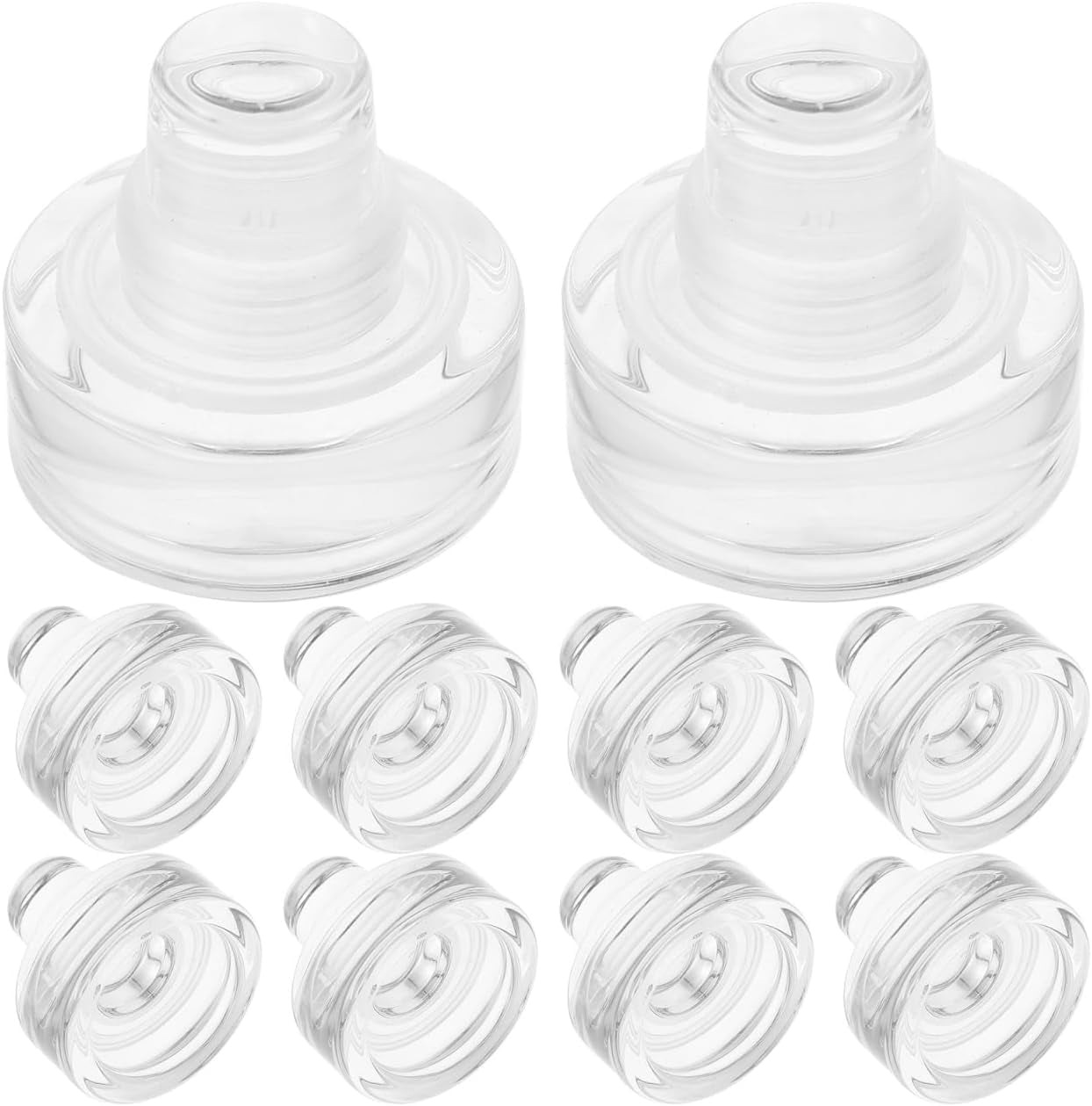 10pcs Glass Wine Bottle Stoppers T Shaped Wine Saver Beverage Wine ...
