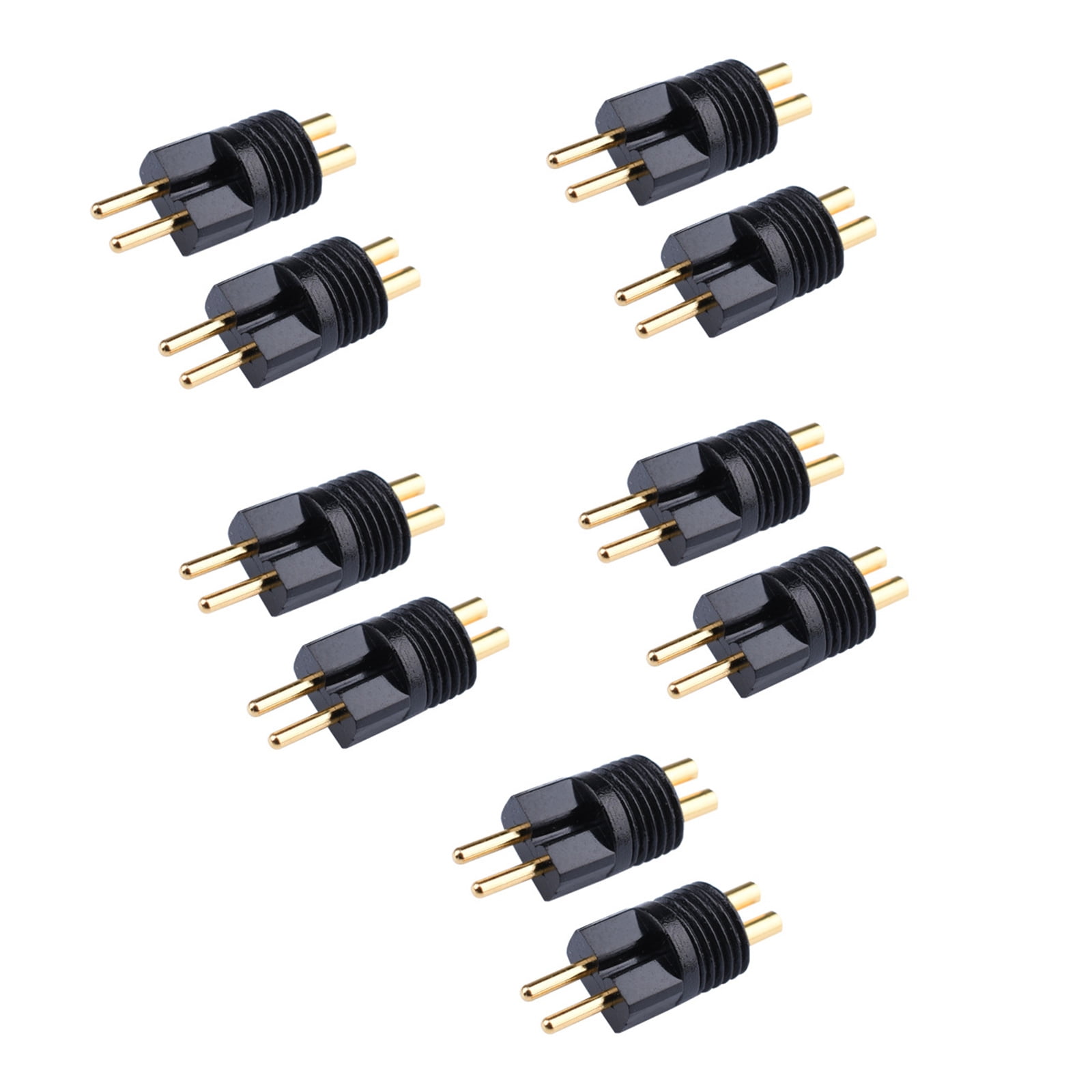 10pcs Gold Plated 0.78mm 2Pin Terminal for DIY Headphone Cable Earphone ...
