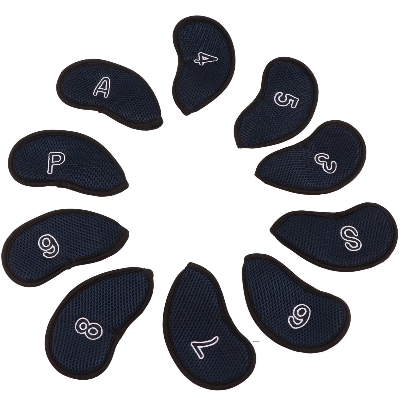 10pcs Golf Iron Covers Set with Numbers Waterproof Golf Head Cover ...
