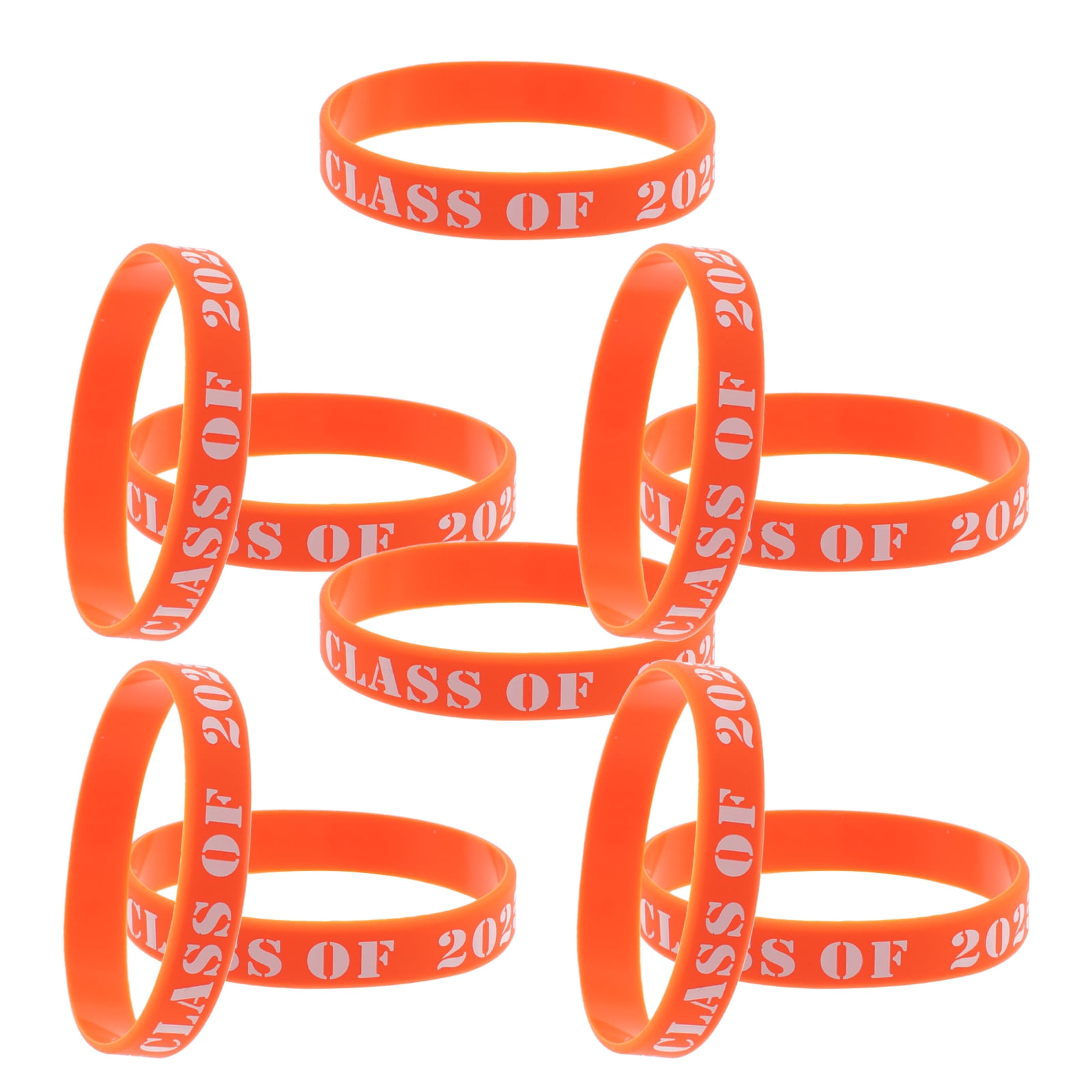 10pcs Graduation Party Wrist Bands Silicone Wristbands Class Of 2025 ...