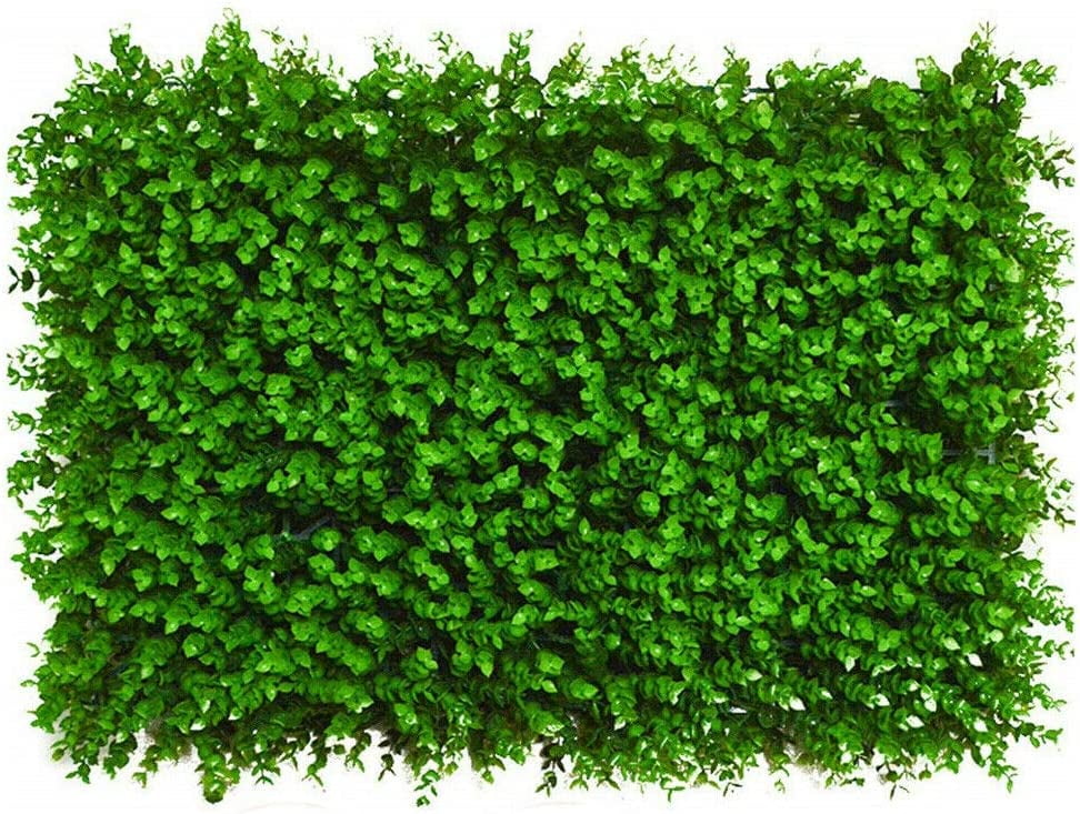 10pcs Grass Wall Panels Small Artificial Boxwood Hedge Wall Panels, 24 ...